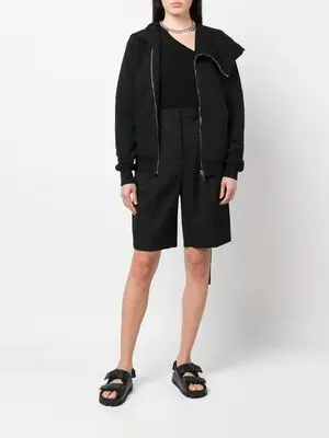 Rick Owens Mountain Asymmetric-zip Hoodie