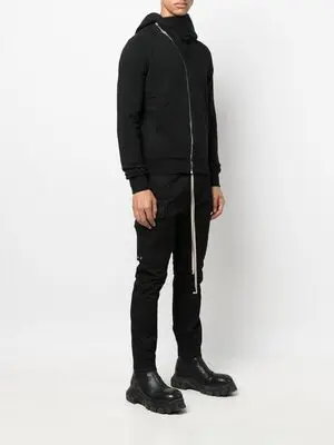 Rick Owens Mountain Asymmetric-zip Hoodie