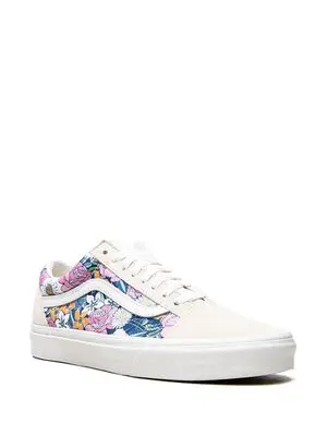 VANS Old Skool Retro-floral Sneakers - Neutrals