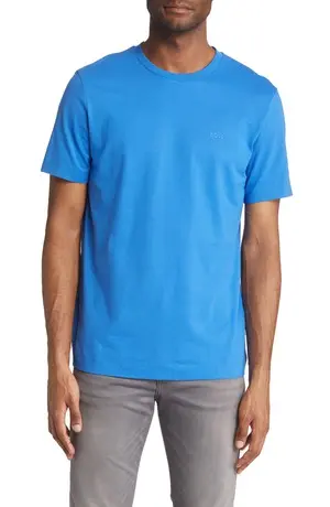 BOSS Thompson Solid T-shirt Medium Blue