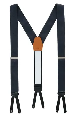 Trafalgar Banbury Paisley Suspenders - Black