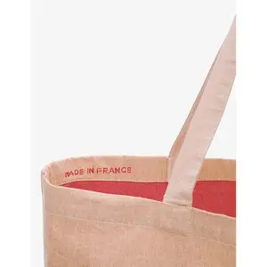 Claudie Pierlot Logo-print Cotton-blend Tote Bag - Roses