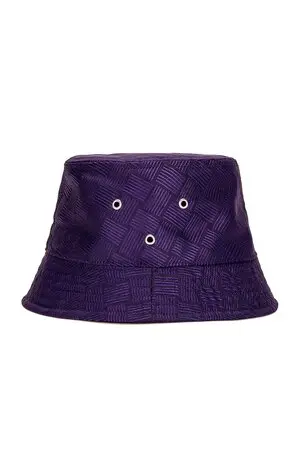 Bottega Veneta Intreccio Jacquard Nylon Bucket Hat - Unicorn