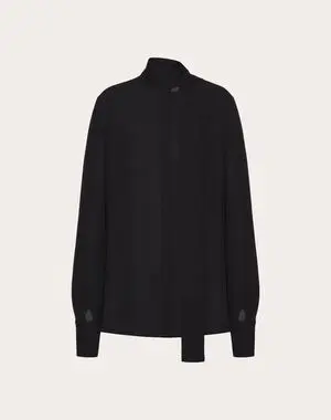 Valentino Garavani Valentino Georgette Blouse Black
