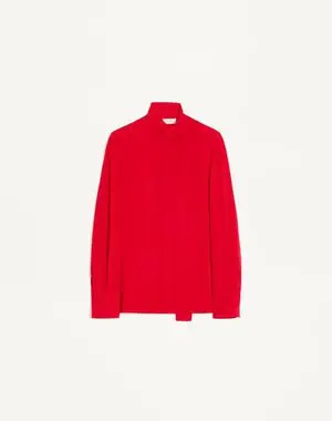 Valentino Garavani Valentino Georgette Blouse Red