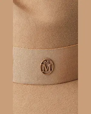 MAISON MICHEL Virginie Water-resistant Wool Felt Hat - Camel