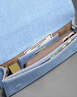 Alexis Bittar Twisted Side Handle Clutch Purse - Gold