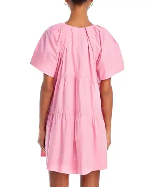 A.L.C. Camila Cotton Tiered Mini Dress