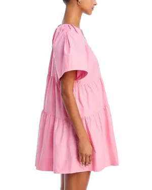 A.L.C. Camila Cotton Tiered Mini Dress