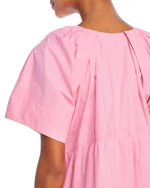 A.L.C. Camila Cotton Tiered Mini Dress