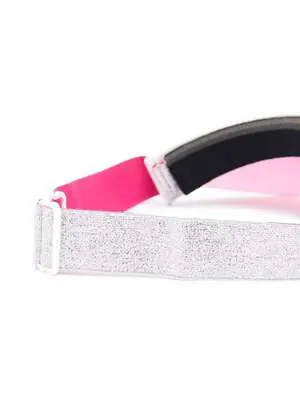 JIMMY CHOO Logo Embroidered Visor - Pink