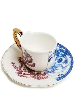 SELETTI Hybrid Eufemia Coffee Cup With Saucer