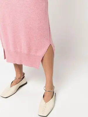 BARRIE High-waisted Knit Skirt - Pink