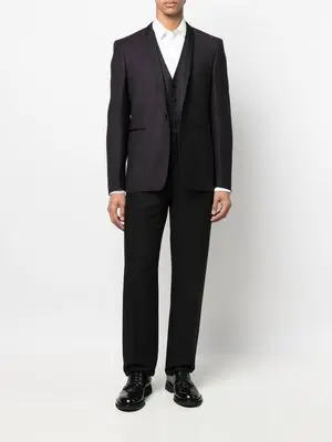 Tagliatore Paisley-jacquard Single-breasted Blazer