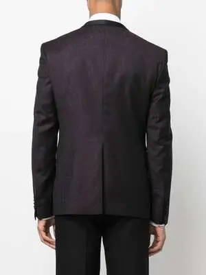 Tagliatore Paisley-jacquard Single-breasted Blazer