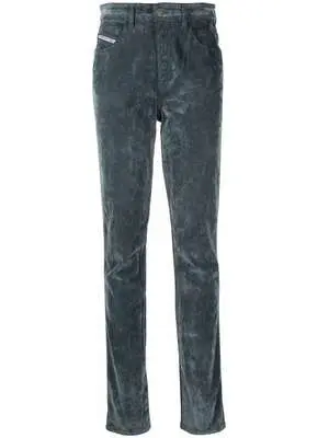 DIESEL® Stonewashed Five-pocket Jeans - Blue