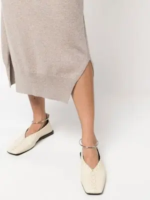 BARRIE High-waisted Knit Skirt - Neutrals
