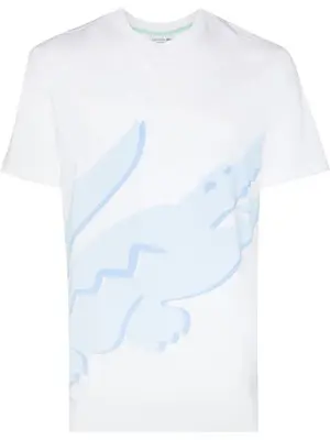 Lacoste Logo-print Short-sleeved T-shirt - White