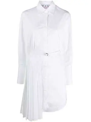 Off-white Belted Day Dresses