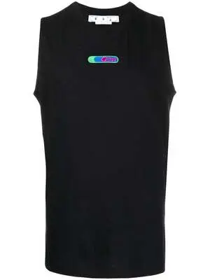 Off-White Logo Sleeveless T-shirt