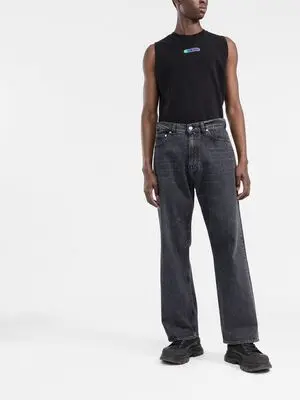 Off-White Logo Sleeveless T-shirt