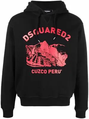 Dsquared2 Logo-print Cotton Hoodie