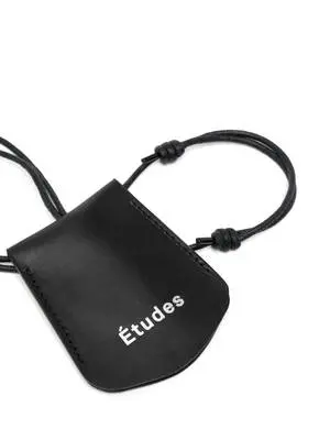 ÉTUDES STUDIO Logo-print Leather Pouch