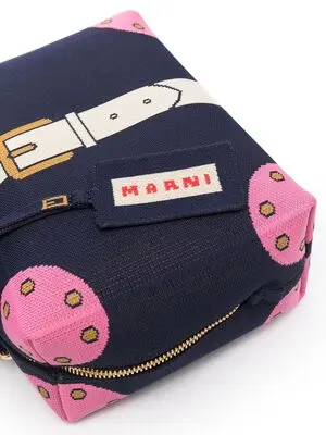 Marni Jacquard-pattern Tote Bag