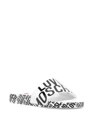 Moschino Logo-print Slides