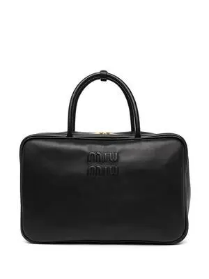 Miu Miu Top-handle Leather Laptop Bag