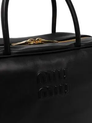 Miu Miu Top-handle Leather Laptop Bag