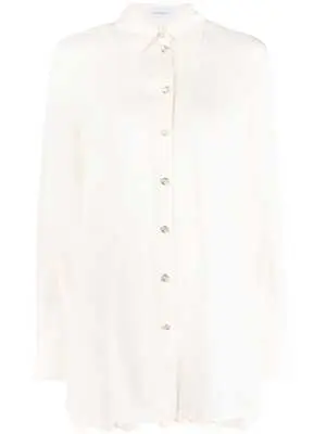 FERRAGAMO Pleat-detail Long-sleeve Shirt