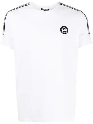 Michael Kors Logo-patch Short-sleeved T-shirt - White