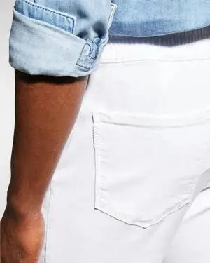 Paige Fraser Stretch Twill Cuffed Pants