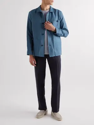 Anderson & Sheppard Linen Overshirt