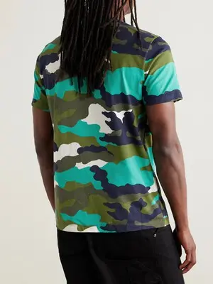 Moncler Camouflage-print Cotton-jersey T-shirt