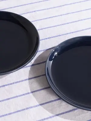 R+D.LAB Rd.lab Set Of Two Large Bilancia Glazed Ceramic Plates
