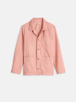 ALEX MILL Botanical Dyed Britt Work Jacket - Light Rose