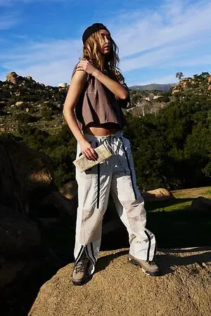 Free People Inspire Cropped Tee - Wild Mustang