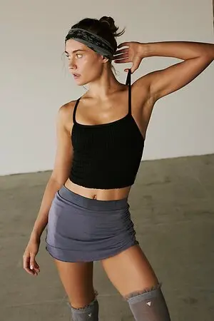 Free People FREE PEOPLE Little Bit Of Love Skort Nightshade