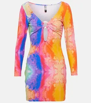 REINA OLGA Duke Printed Minidress - Multicoloured