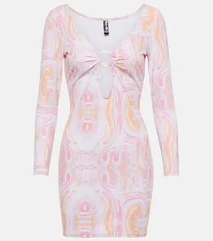 REINA OLGA Duke Printed Minidress - Pink