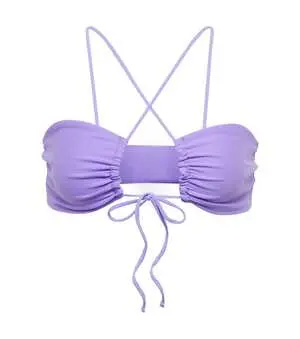 Jade Swim Livi Cutout Bikini Top - Purple