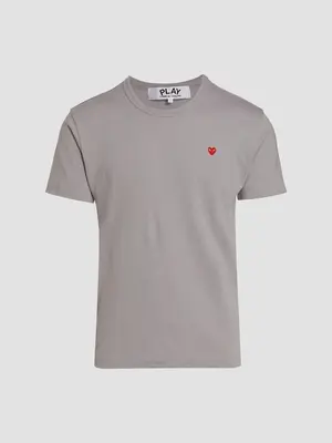 Play Comme Des Garcon Heart Crewneck T-shirt - Blue