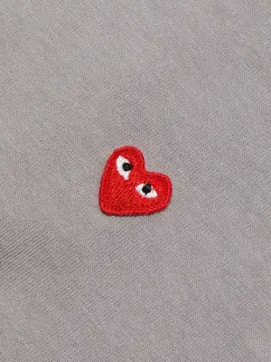 Play Comme Des Garcon Heart Crewneck T-shirt - Blue