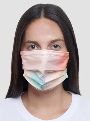 BARRIERE Tie-dye & Ombré Face Masks 60-pack