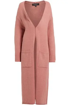 Rag & Bone Elsa Knitted Cardigan - Antique Rose