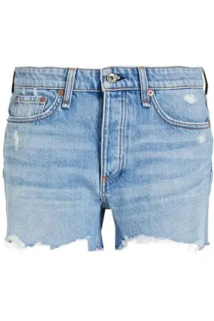 Rag & Bone Dre Distressed Denim Shorts