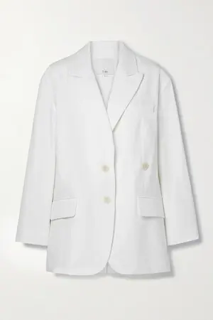 Tibi Liam Handspun Cotton-twill Blazer