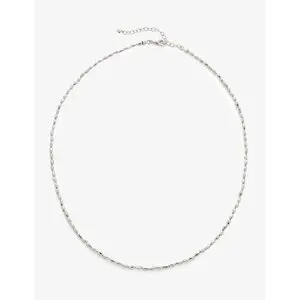 Monica Vinader Recycled Sterling Beaded Necklace - Silver